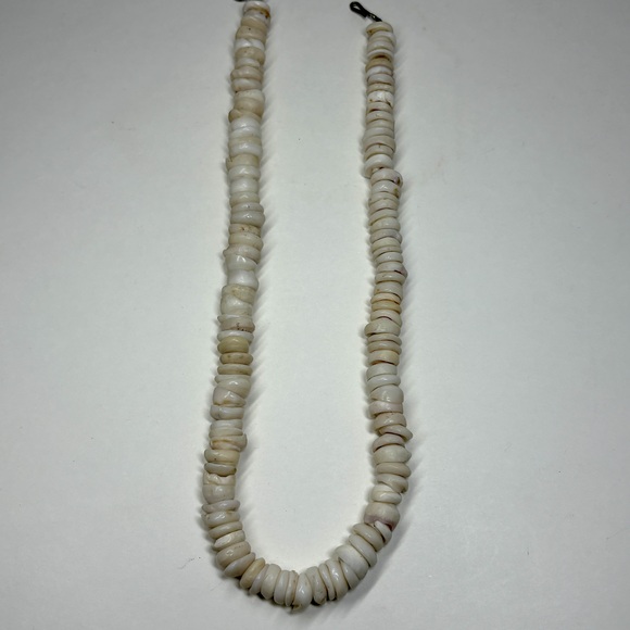 Jewelry | Antique Native American White Shell Papua Beaded Necklace 9 ...